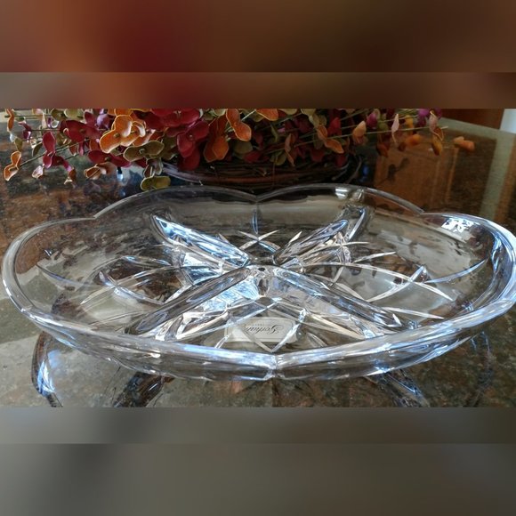 Gorham | Dining | Nwtgorgeous Lady Anne Crystal Relish Dish | Poshmark